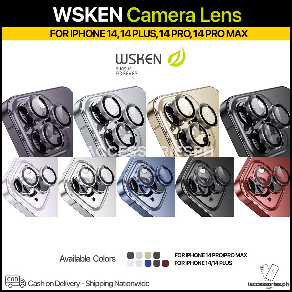 WSKEN Camera Lens Protector for iPhone 14 Pro 14 Pro 14 Plus Max HD ...