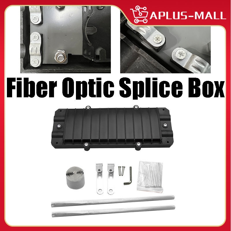 12 Core Cable Splice Box Small D-type Fiber Optic Splice 2 in 2 Out ...
