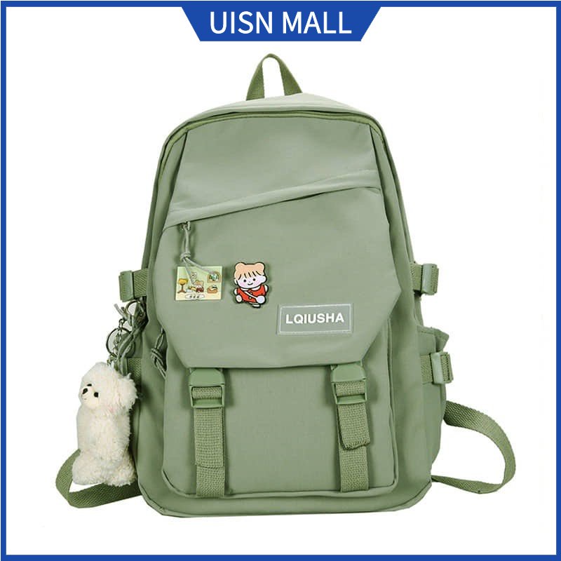 UISN #2815 Fashion Backpack Korean Casual Backpack Japanese Style ...