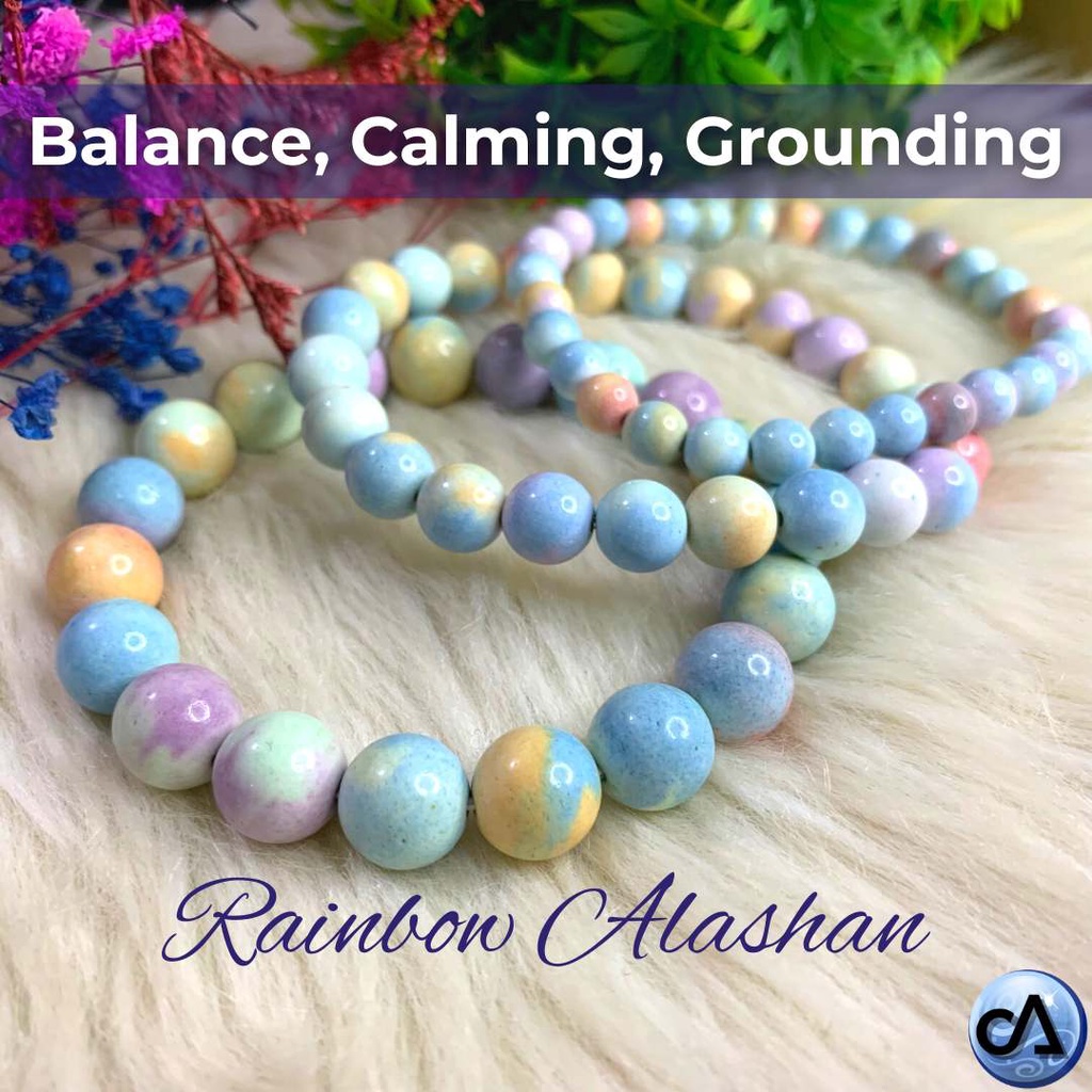 Rainbow Alashan [BALANCE AND CALMING] (Mongolia) Authentic Crystal ...