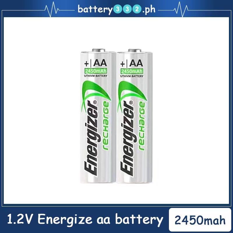 2-8PCS Original Energizer AA Battery 2450mAh 1.2V Ni-MH AA Rechargeable ...