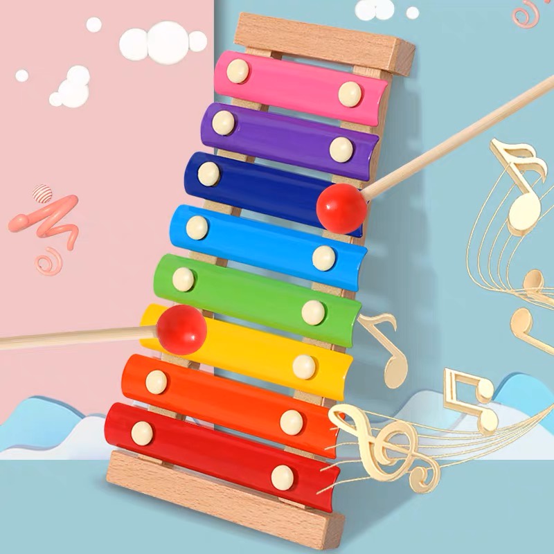 wooden toy xylophone toys musical toys hand knock violin xylophone ...