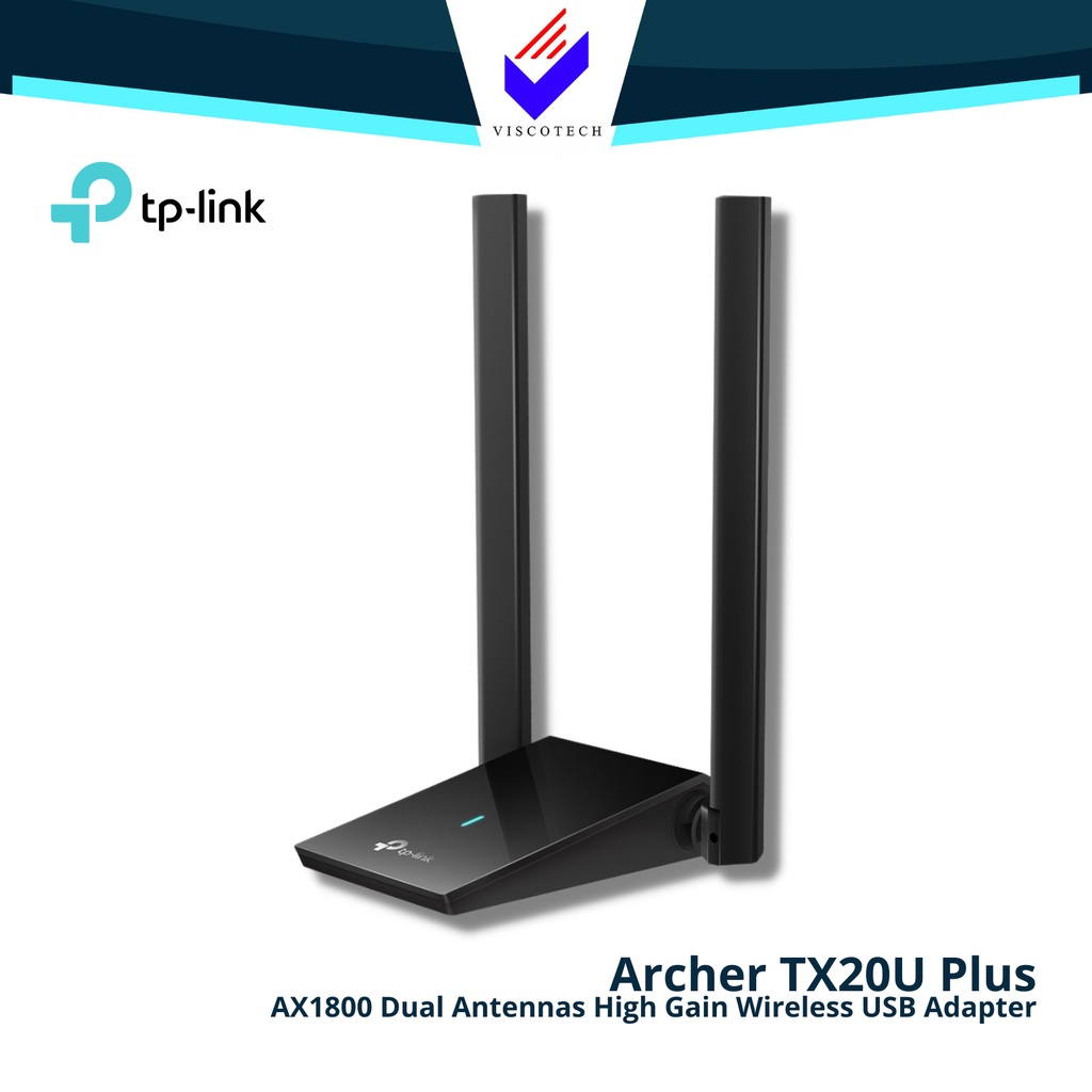 TP-Link ARCHER TX20U PLUS AX1800 Dual Antennas High Gain Wireless USB ...