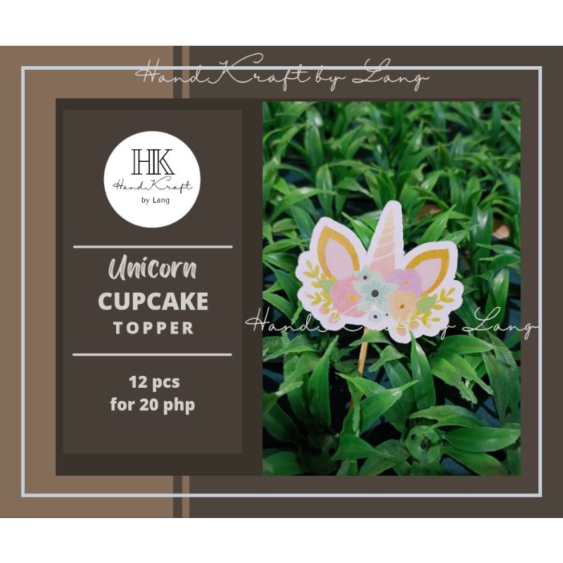 12pcs Unicorn Cupcake Topper Shopee Philippines