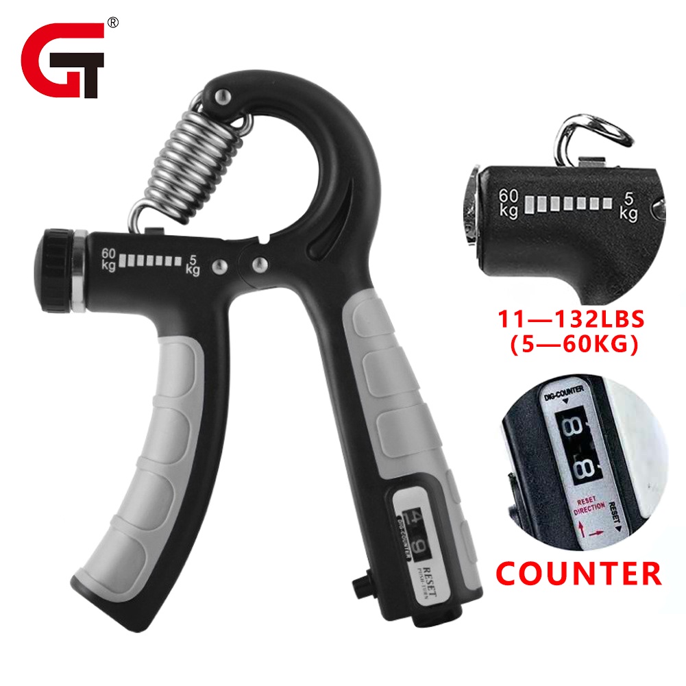 Gripper R-Shape Adjustable Countable hand Grip Strength Exercise ...