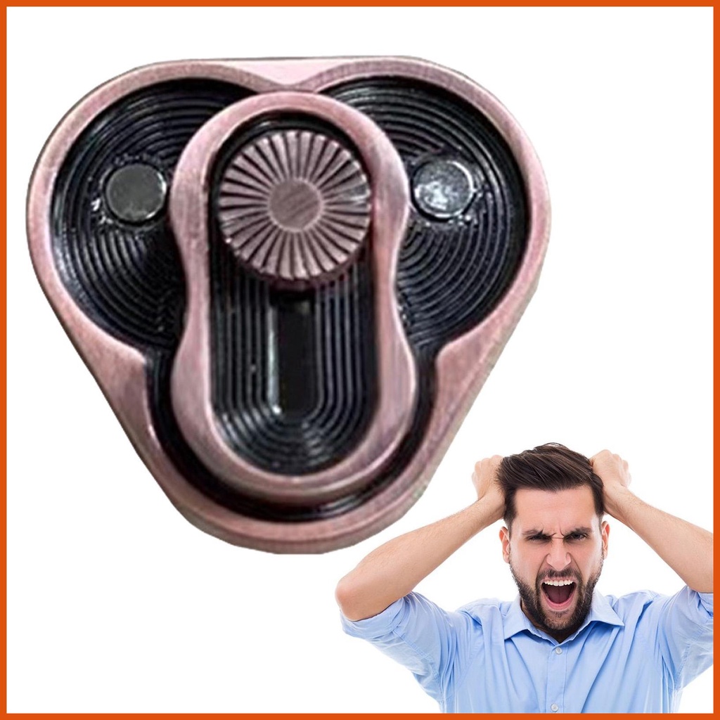 Fidget Slider Metal Durable Smooth Triangle Rotation Compact Fidget ...