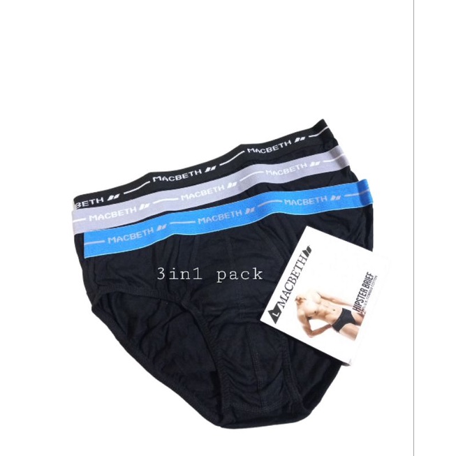 Macbeth Brief Original 3in1 Pack | Shopee Philippines