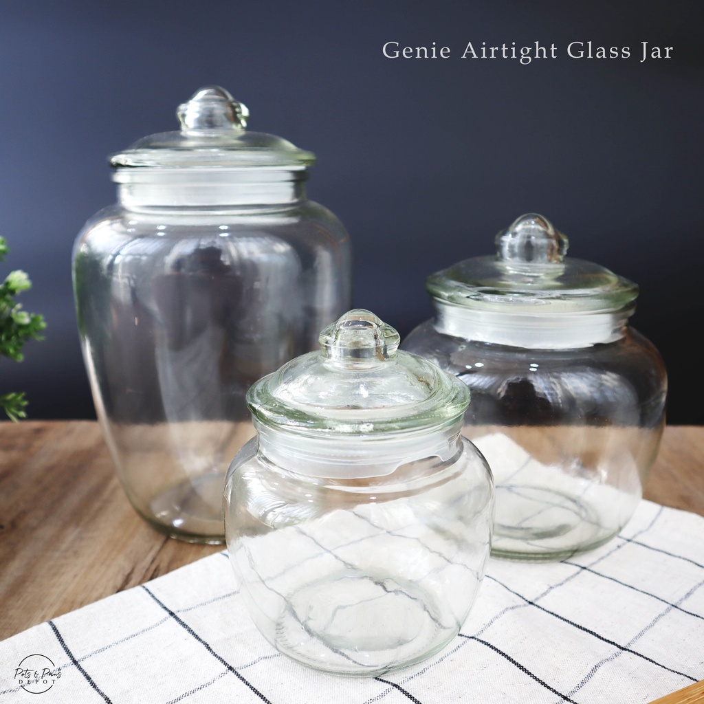 Genie Airtight Glass Jar | Shopee Philippines