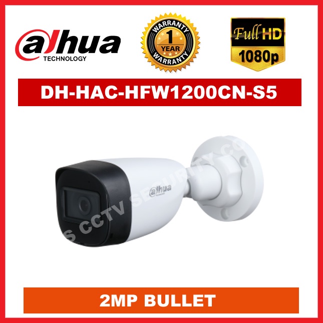 DAHUA CCTV Camera 2MP HD Smart IR Bullet 3.6mm/2.8mm Lens Wired WDR ...