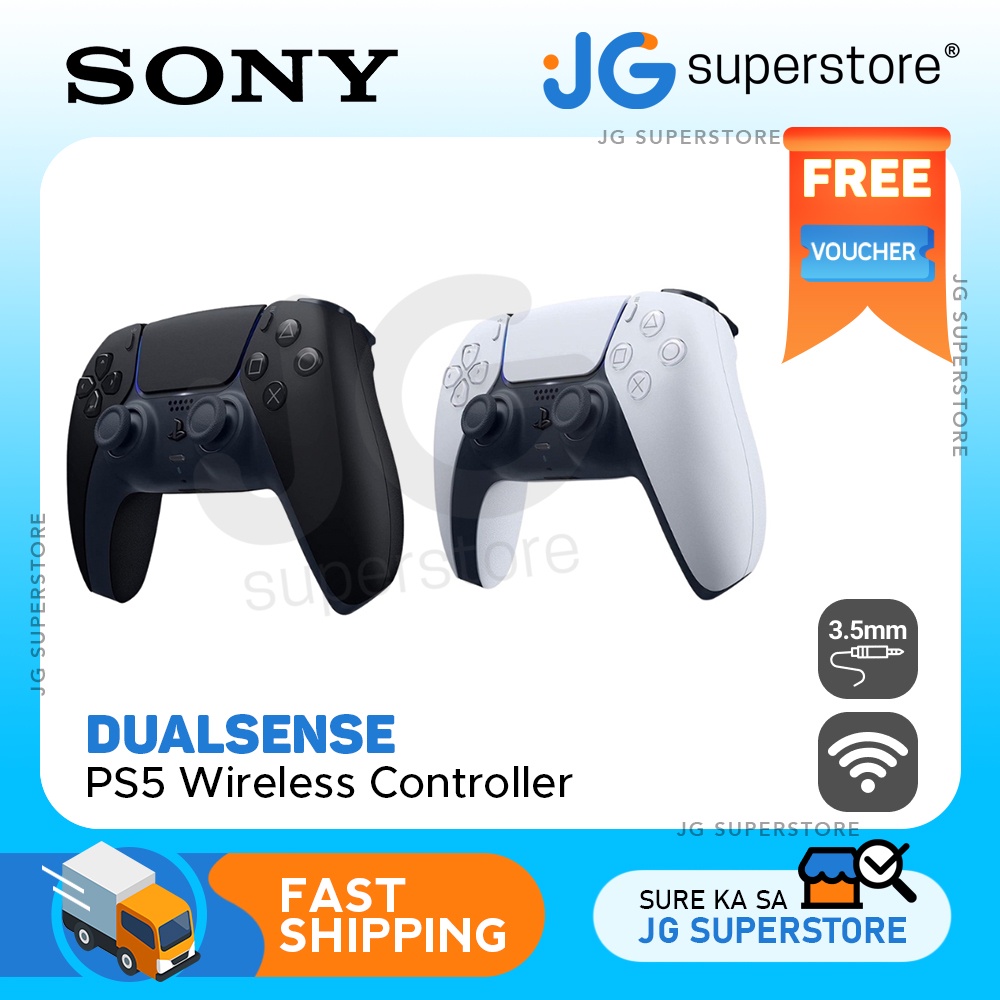 Sony DualSense PS5 Wireless Controller w/ Built-in Mic & Headset Jack ...