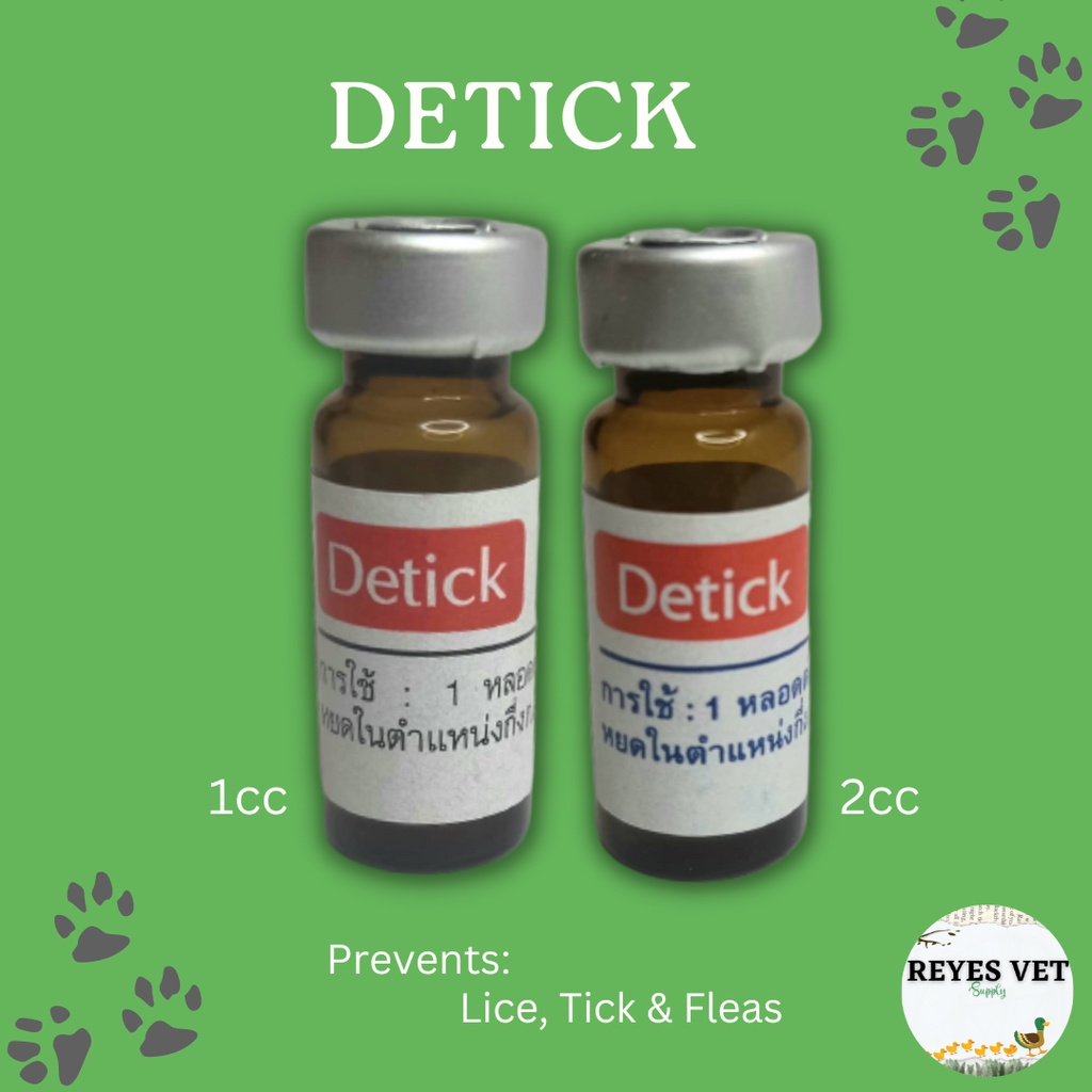 [VET SUPPORT II] Detick Anti tick & flea / Pang tanggal ng garapata at ...