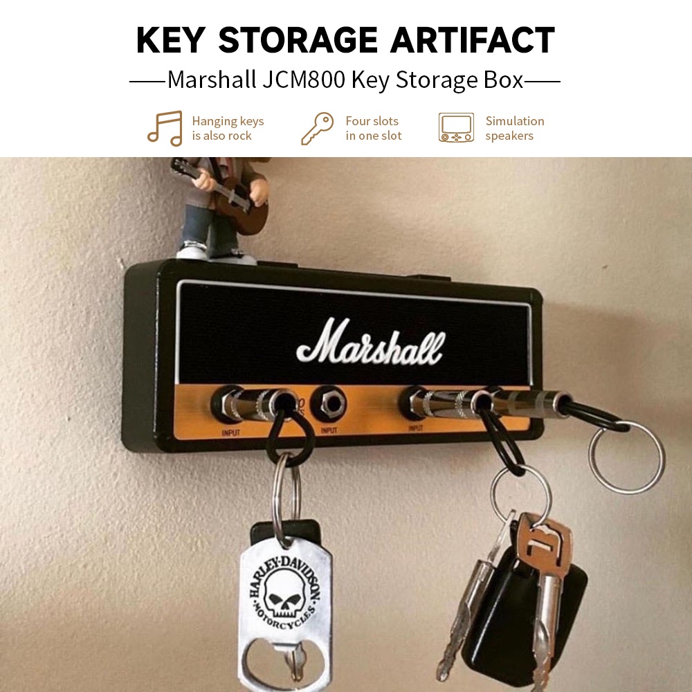 Ready Stock Wall Mounted Guitar Amplifier Key Holder Key Organizer ...