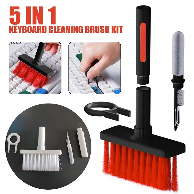 1 Set Cleaner Kit Multifunction Keyboard Computer Clean Brush Keyboard ...