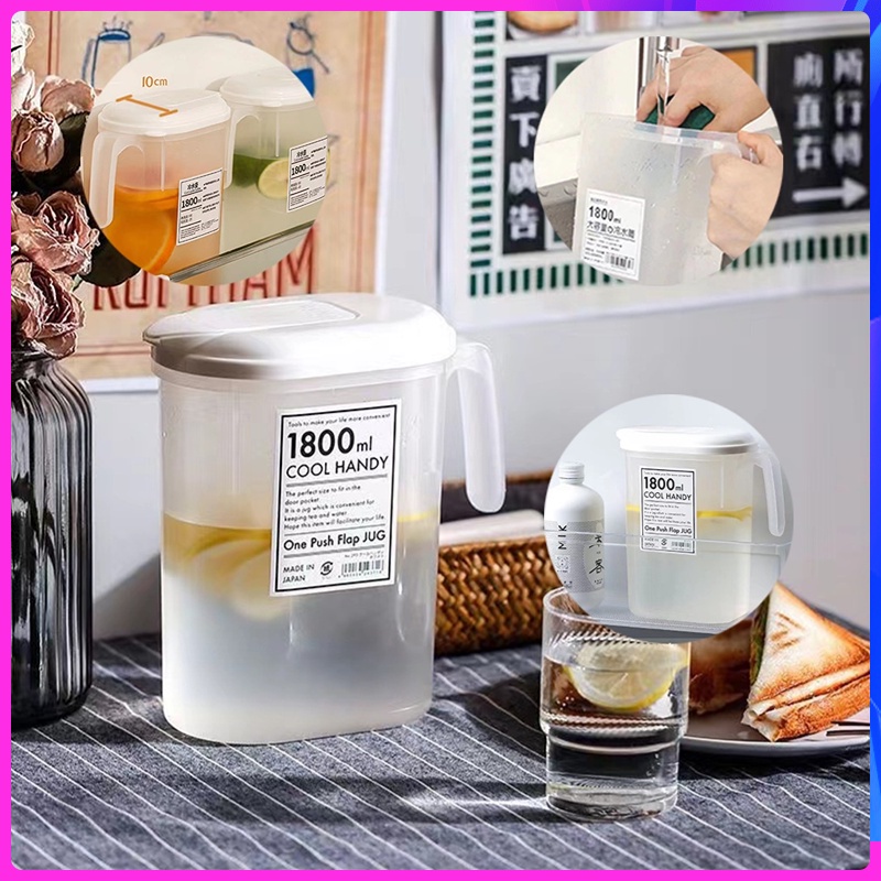 1800/2500ML Fruit tea bucket cold water bottle beverage bucket with ...