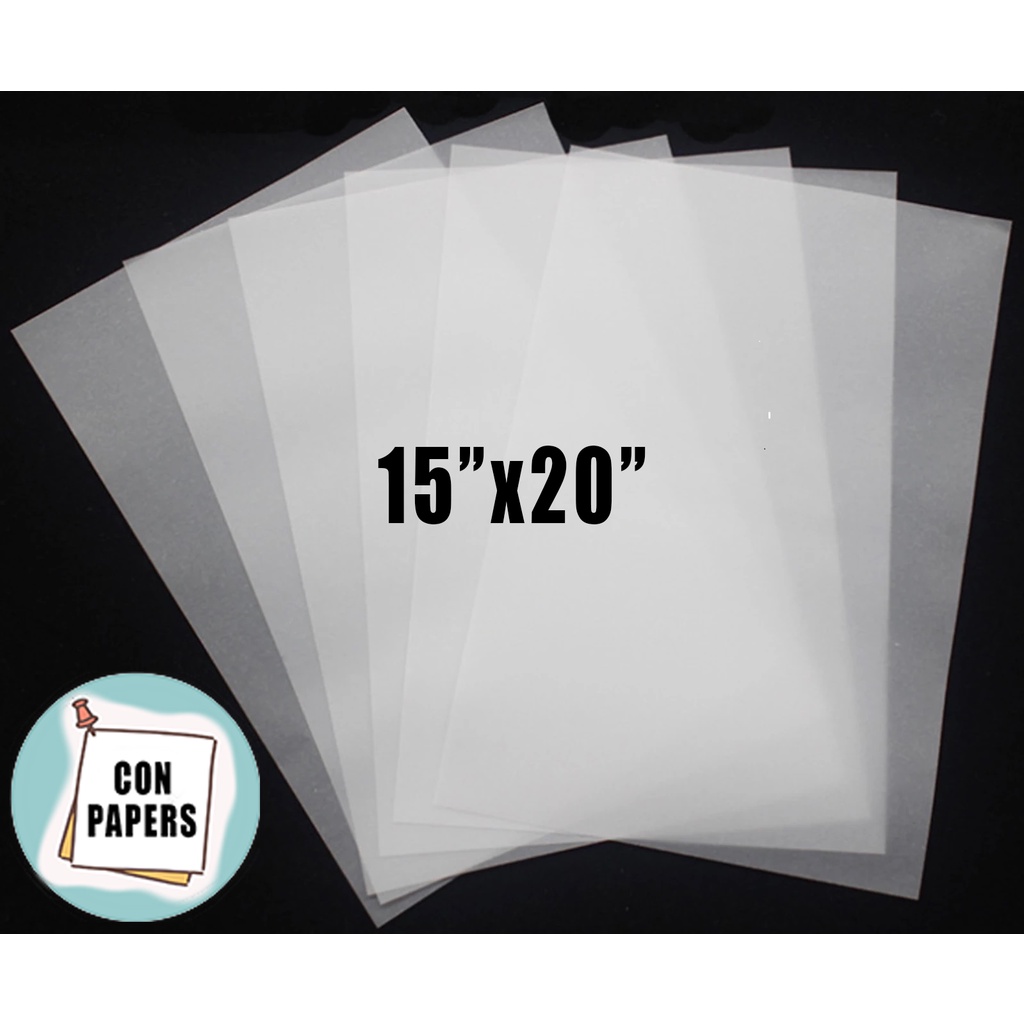 Tracing Paper 15"x20" Rolled/Tube 80/85gsm | Shopee Philippines