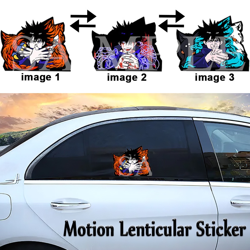 Fushiguro Megumi Motion Sticker Jujutsu Kaisen Car Sticker Waterproof ...