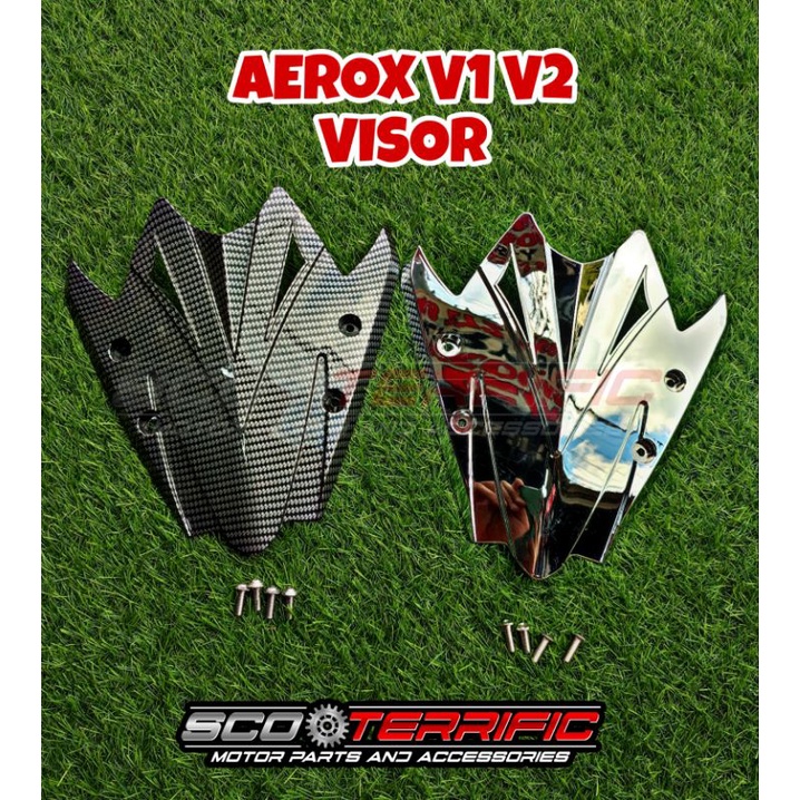 AEROX V1 V2 VISOR GARNISH (NOT FADING) | Shopee Philippines