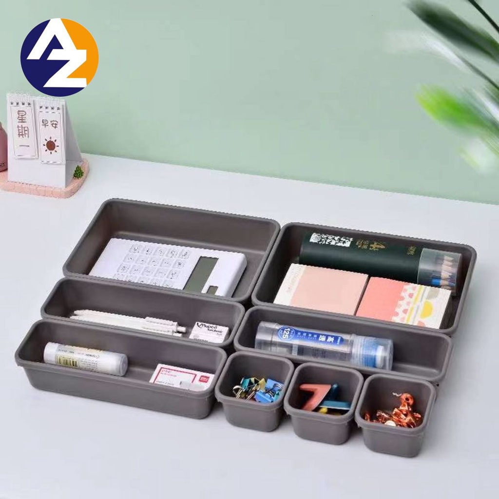 AZ 8pcs Set Organizer Box Trays Drawer Organizer Storage Box Tray ...