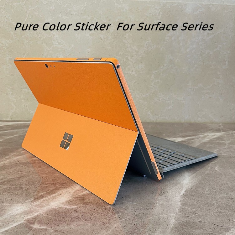 Pure Matte Color Skin For Micro Surface Pro8 Skin Sticker for Surface Pro 7 Back Full Decal ...