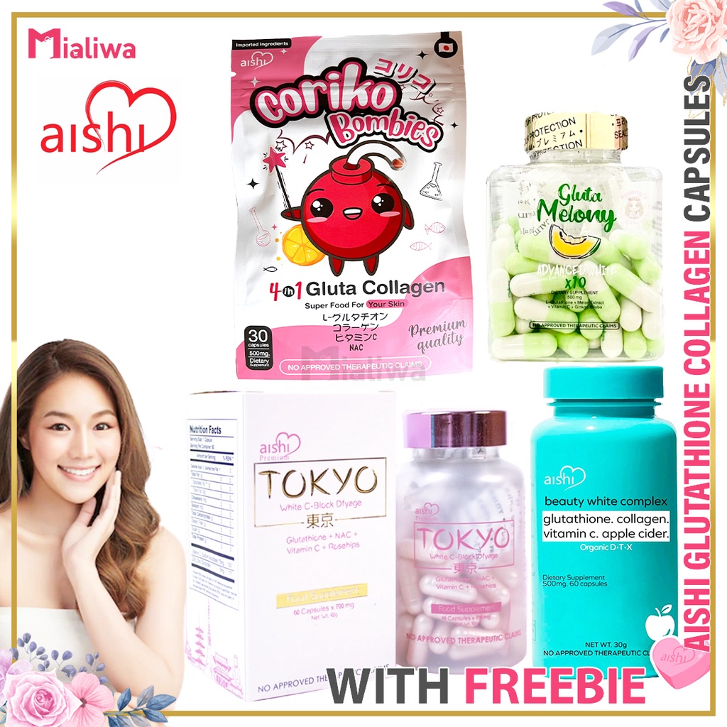 Aishi Gluta Melony Capsules, Tokyo Glutathione, Coriko Bombies, Beauty ...