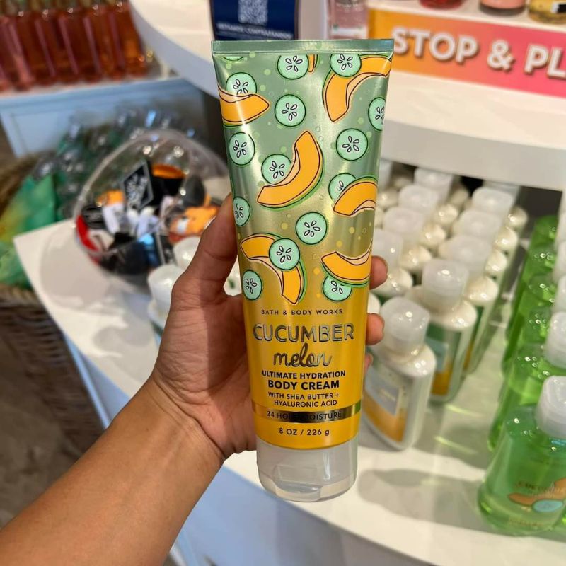 Bbw Cucumber Melon Ultimate Hydration Body Cream Shopee Philippines