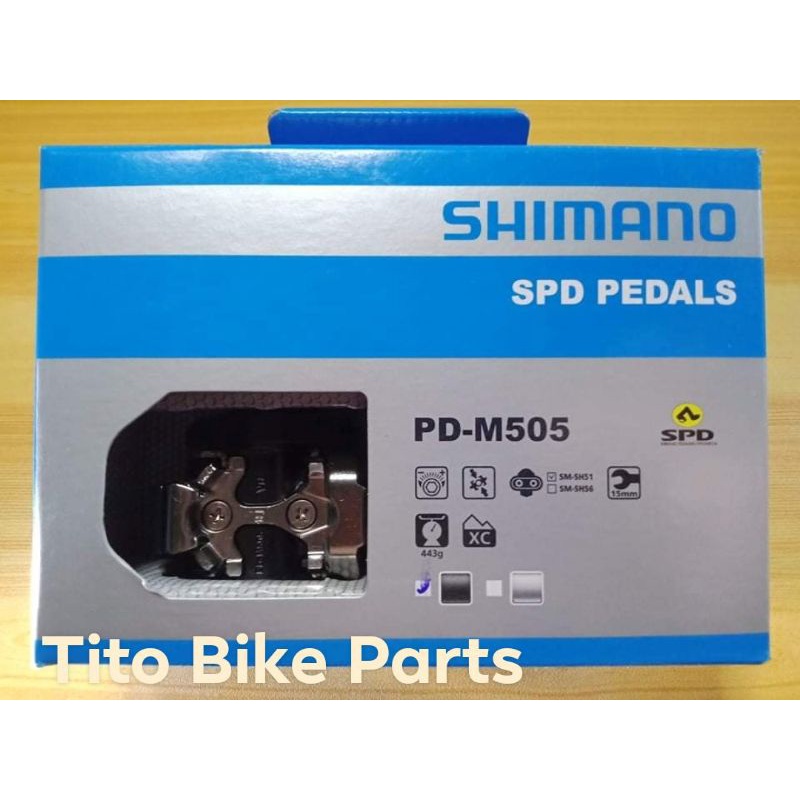 SHIMANO M505 CLEAT PEDALS | Shopee Philippines
