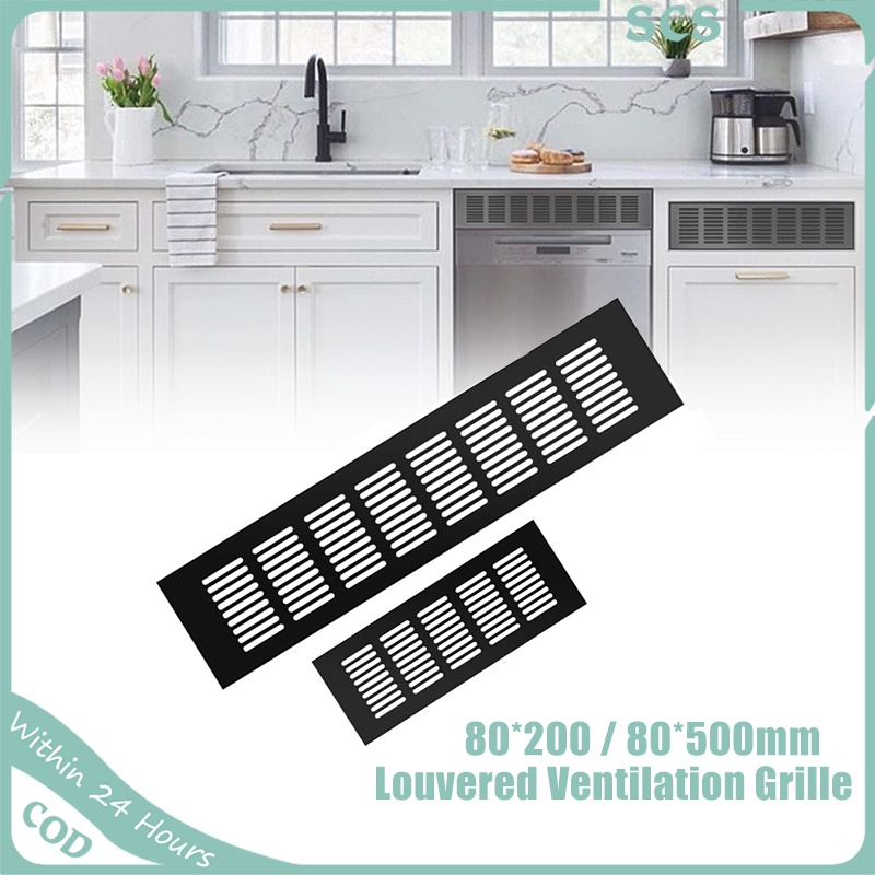 Aluminum Louvered Ventilation Grille Air Vent Square Vent Cover Grille ...