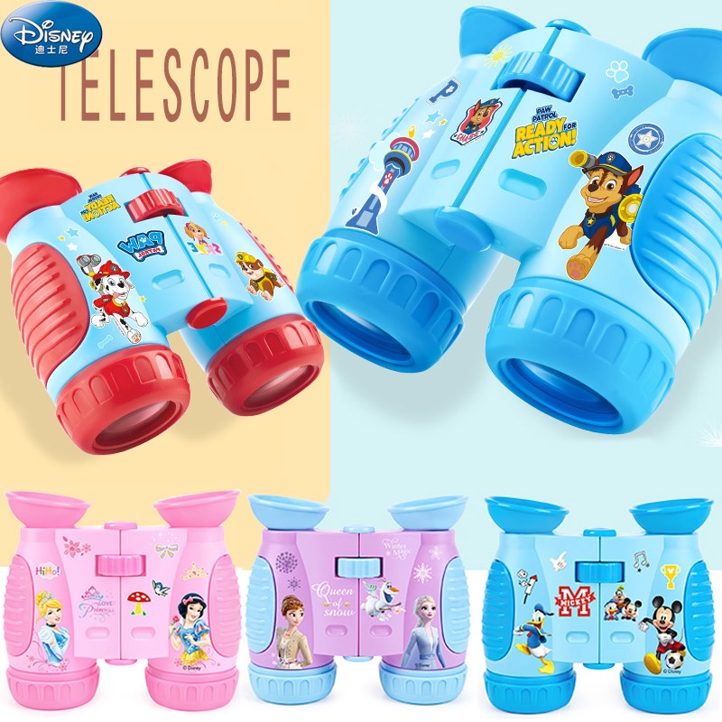 Disney Kids Telescope Outdoor Zoom Binoculars Anti-skid Portable ...
