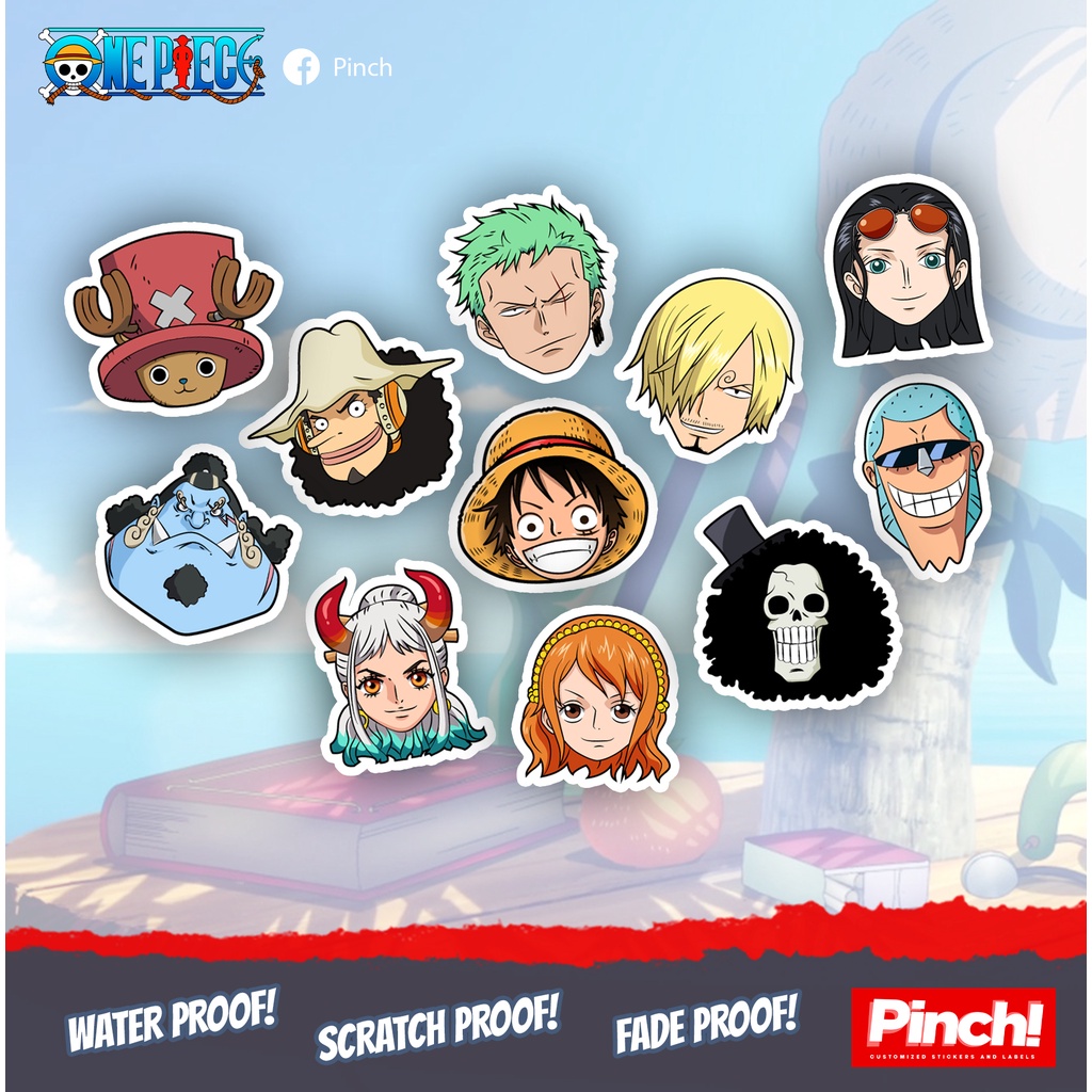 One Piece Sticker Set - Mugiwara Pirates | Shopee Philippines