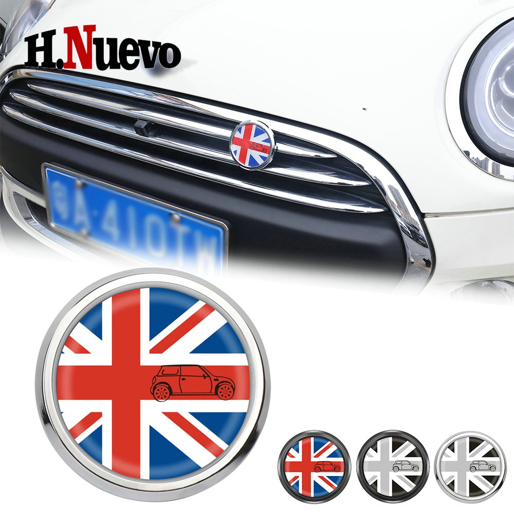 Universal For Car Front Grille Grill Badge Emblem For MINI One JCW R55 ...