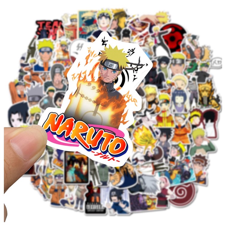 20pcs. Naruto Stickers Anime Manga Cartoon Waterproof Sticker Decals ...