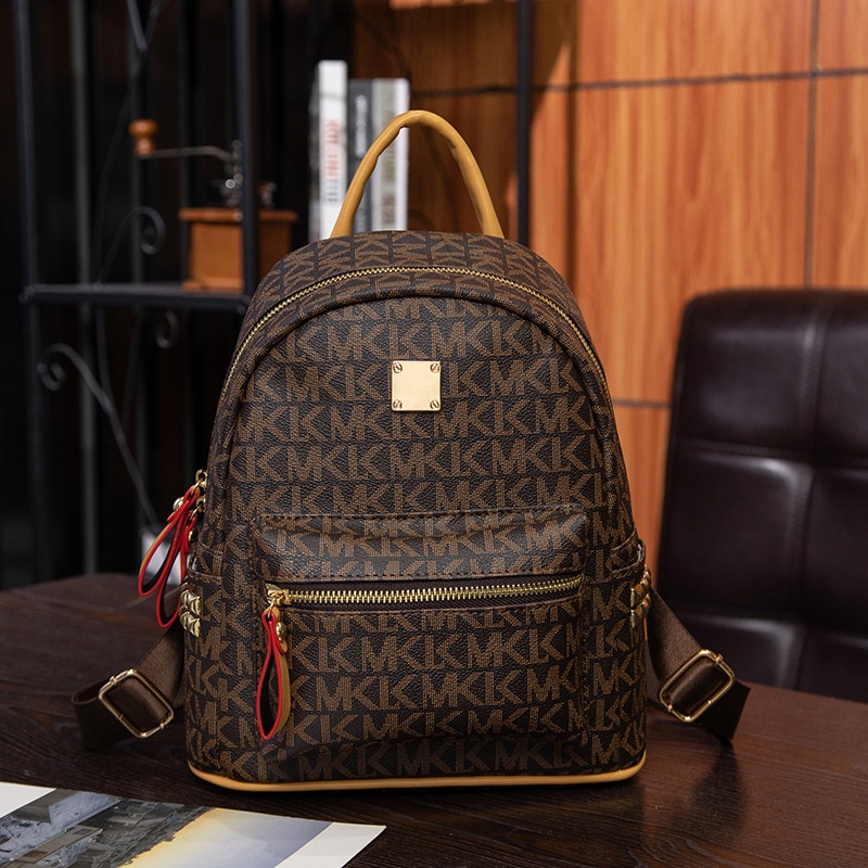 B0191 New Fashion European and American Retro Backpack Fashion Texture ...