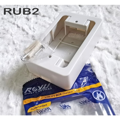 ROYU PVC Amco Box / Surface Type Utility Box with Tox and Screw ...