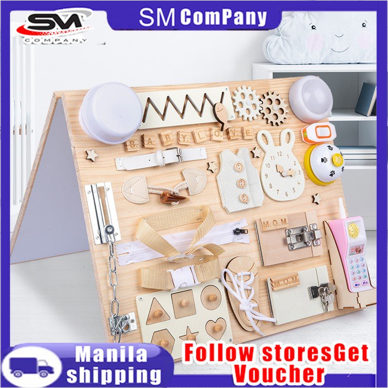 Busy Board, 3D Educational toy puzzle board. Educational Montessori ...