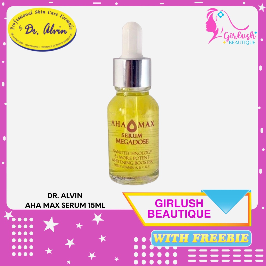 Dr. Alvin AHA MAX Serum Megadose 15ml | Shopee Philippines