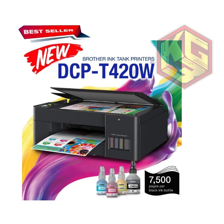 BROTHER DCP-T420w Ink Tank Printer / Brother DCP T520W Refill Tank ... BROTHER DCP-T420w Ink Tank Printer / Brother DCP T520W Refill Tank ...