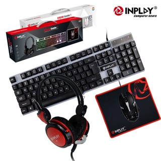 INPLAY STX240 4N1 COMBO RGB KEYBOARD I MOUSE I HEADSET I MOUSEPAD ...