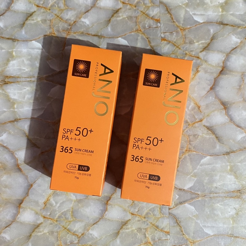 ANJO: 365 Sun Cream / sunscreen ( spf 50+ ) with freebies! | Shopee ...