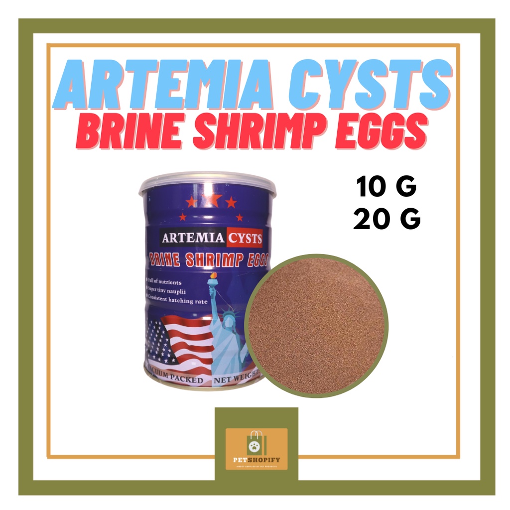 ARTEMIA CYSTS - BRINE SHRIMP EGGS (AVAILABLE IN 10g AND 20g) | Shopee ...