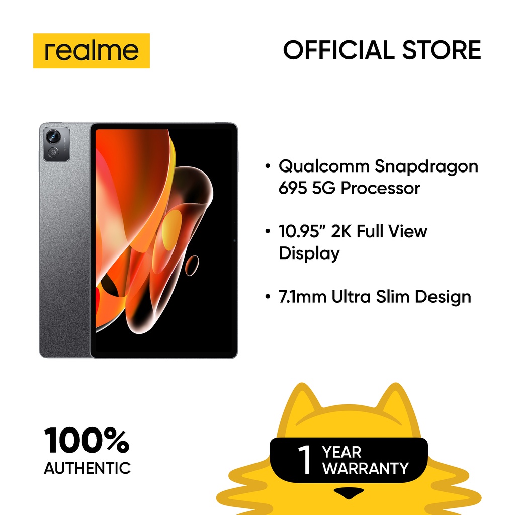 realme Pad X 5G 6GB+128GB | Qualcomm Snapdragon 5G Processor | 10.95 ...