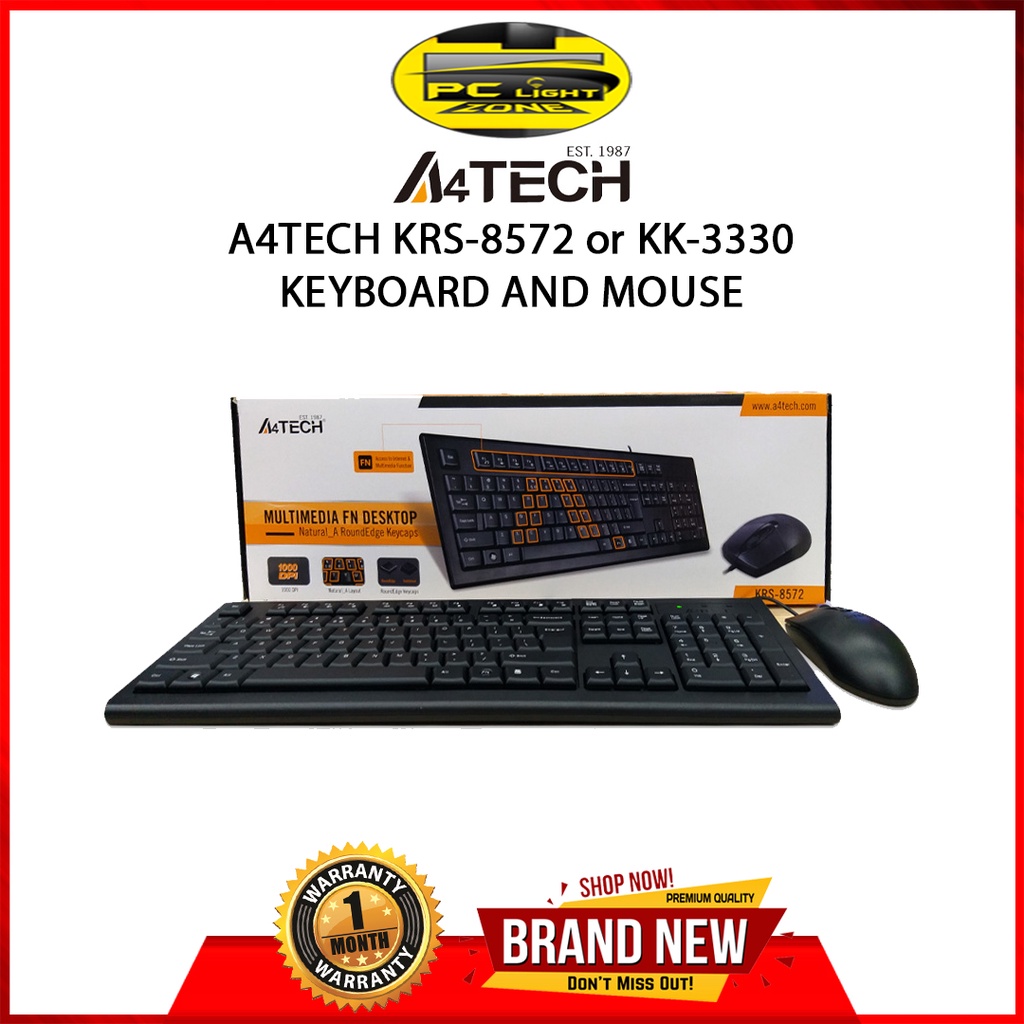 A4TECH COMBO KEYBOARD AND MOUSE | Shopee Philippines