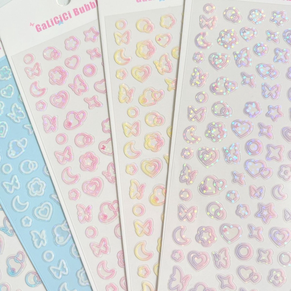 GaLiCiCi Original Dream Bubble Butterfly Series Stickers/homemade ...
