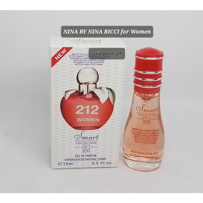 SMART COLLECTION PERFUME NO. 212 FOR WOMEN 15 ML EDP | Shopee Philippines