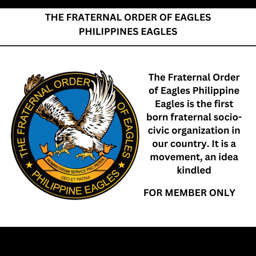 THE FRATERNAL ORDER OF EAGLES ( TFOE - PE ) STICKER FOR MEMBER ONLY COD ...