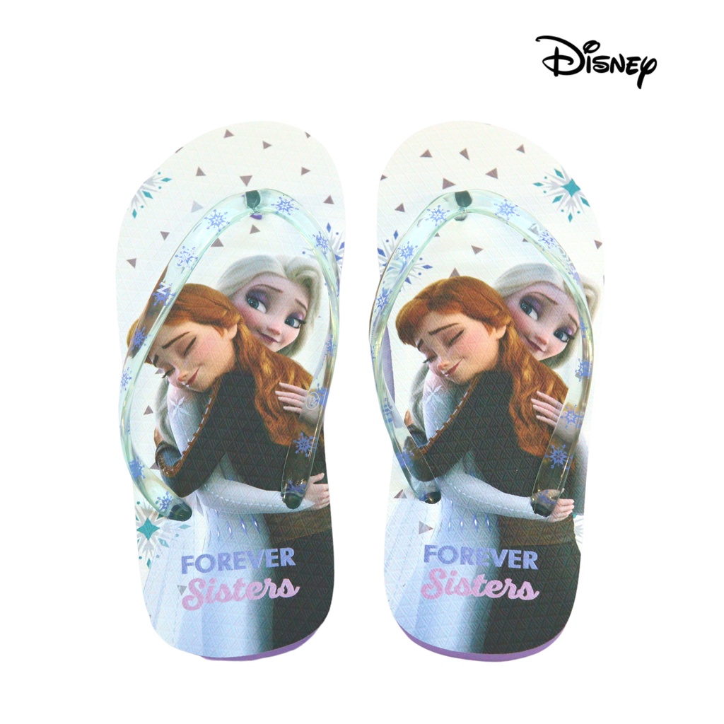 Disney Frozen Elsa and Anna Embrace Flip Flops Slippers | Shopee ...