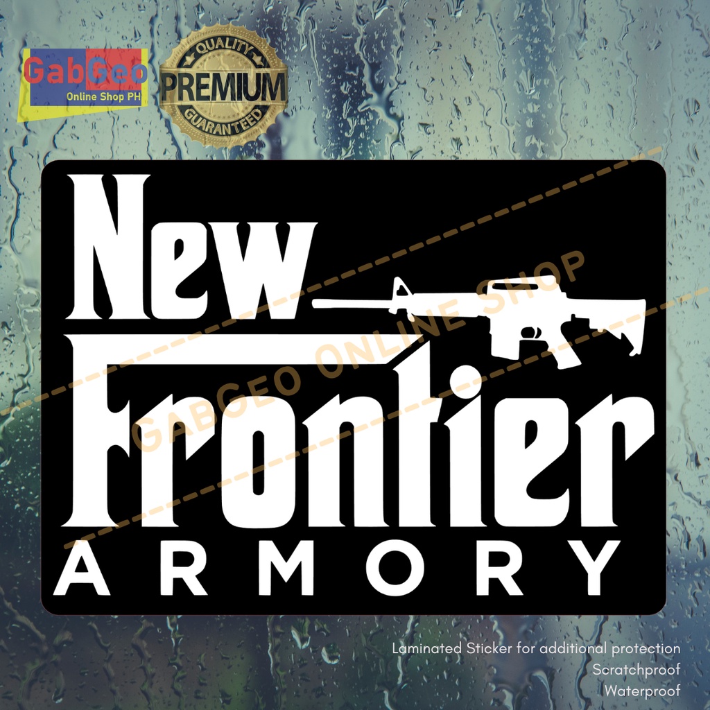 New Frontier Armory Rifle Armalite printed vinyl laminated sticker ...