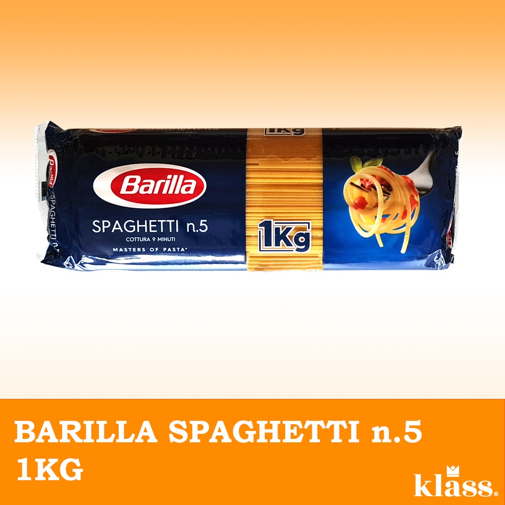 Barilla Spaghetti n.5 1KG (Pasta Noodles) | Shopee Philippines