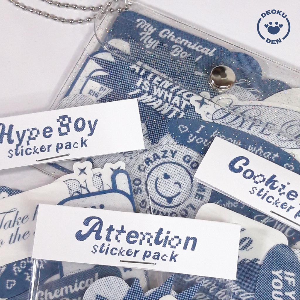 NewJeans Don't Be Blue! Vinyl Sticker Packs by DEOKUDEN | Shopee ...