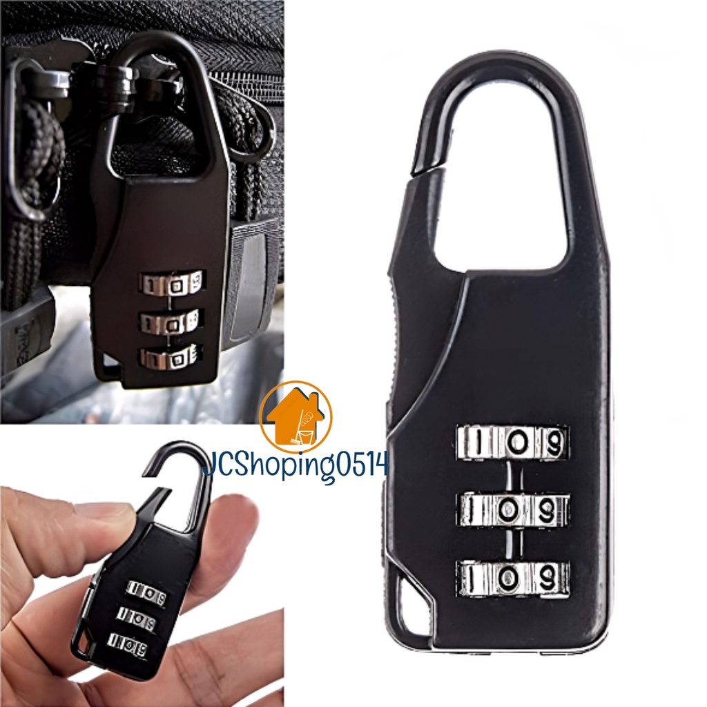 SHHM 3 Digit Combination Padlocks Pad Lock Luggage Case Bag Suitcase ...