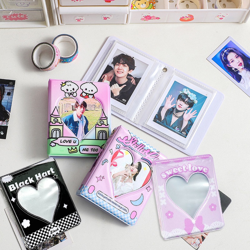 INS Photo Album 3 Inch Photocard Holder Korean Kpop Idols Cards Collect ...